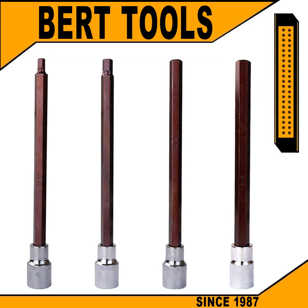 BERT🇵🇭｜1/2" Drive Allen Hex Key Sockets Extra Long | Shopee Philippines