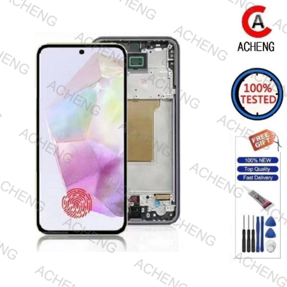 ACHENG Compatible For Samsung Galaxy A35 5G A356 A356B A356E A356U LCD Touch Screen Digitizer ...