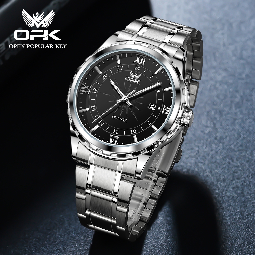 OPK Watch For Men Waterproof Original Automatic Date Luminous Fashion ...