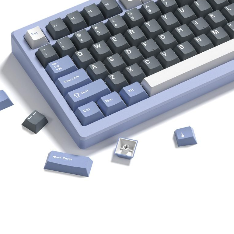 WOMIER 130 Keys Double Shot Cherry Profile PBT Keycaps Set for MX ...