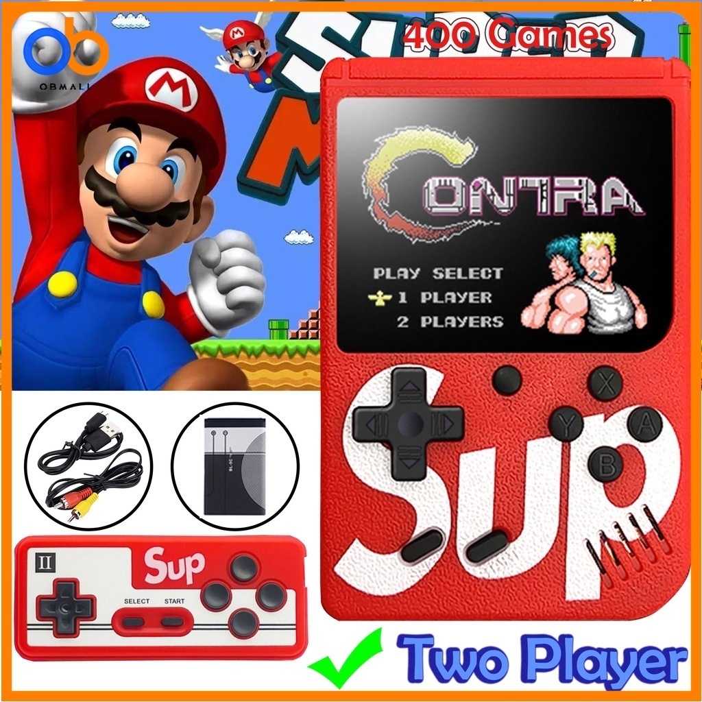 Free Gifts 3-Inch Retro Mini Pocket Game Console 400 in 1 Gameboy ...