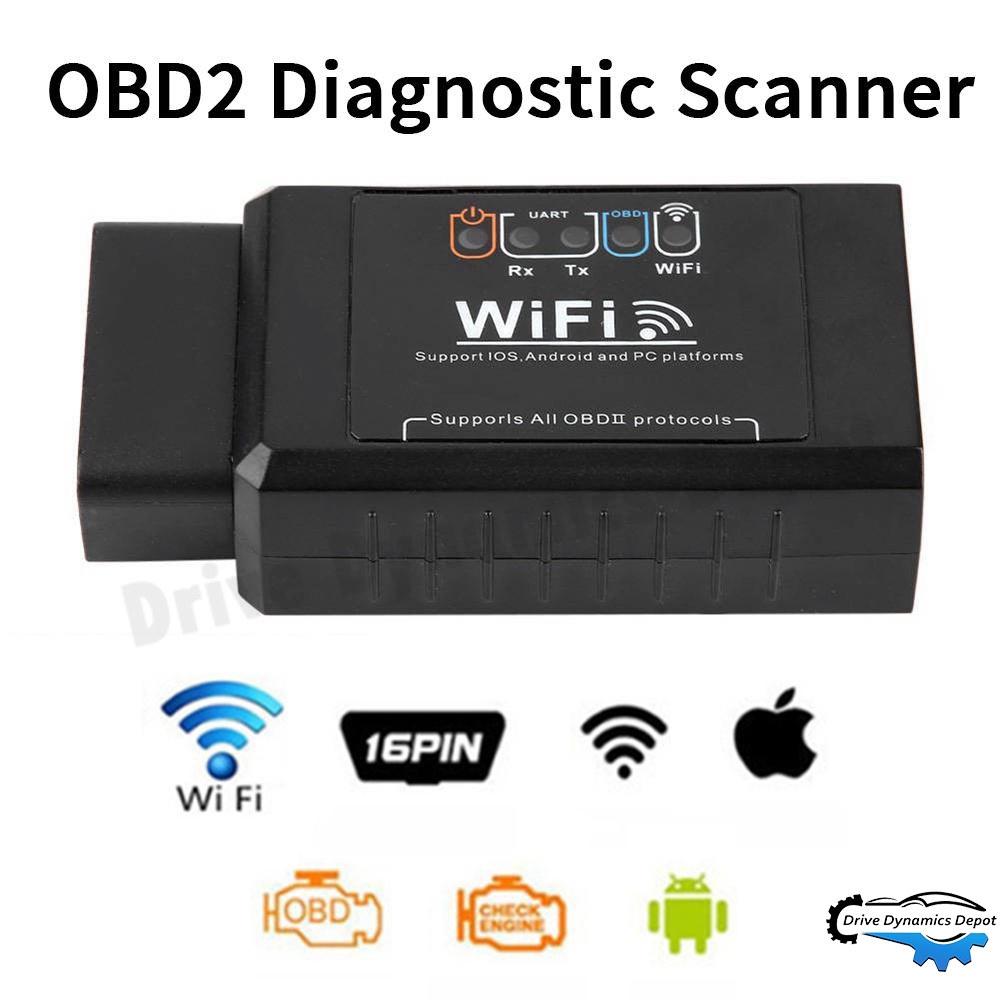 Mini ELM327 WiFi Bluetooth OBD2 Car Diagnostic Auto Scanne Suitable ...