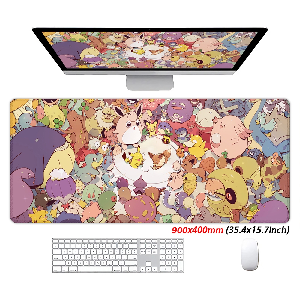 Mouse Pad Kawaii Pokemon Desk Mat Waterproof Anti-Slip Personalized ...