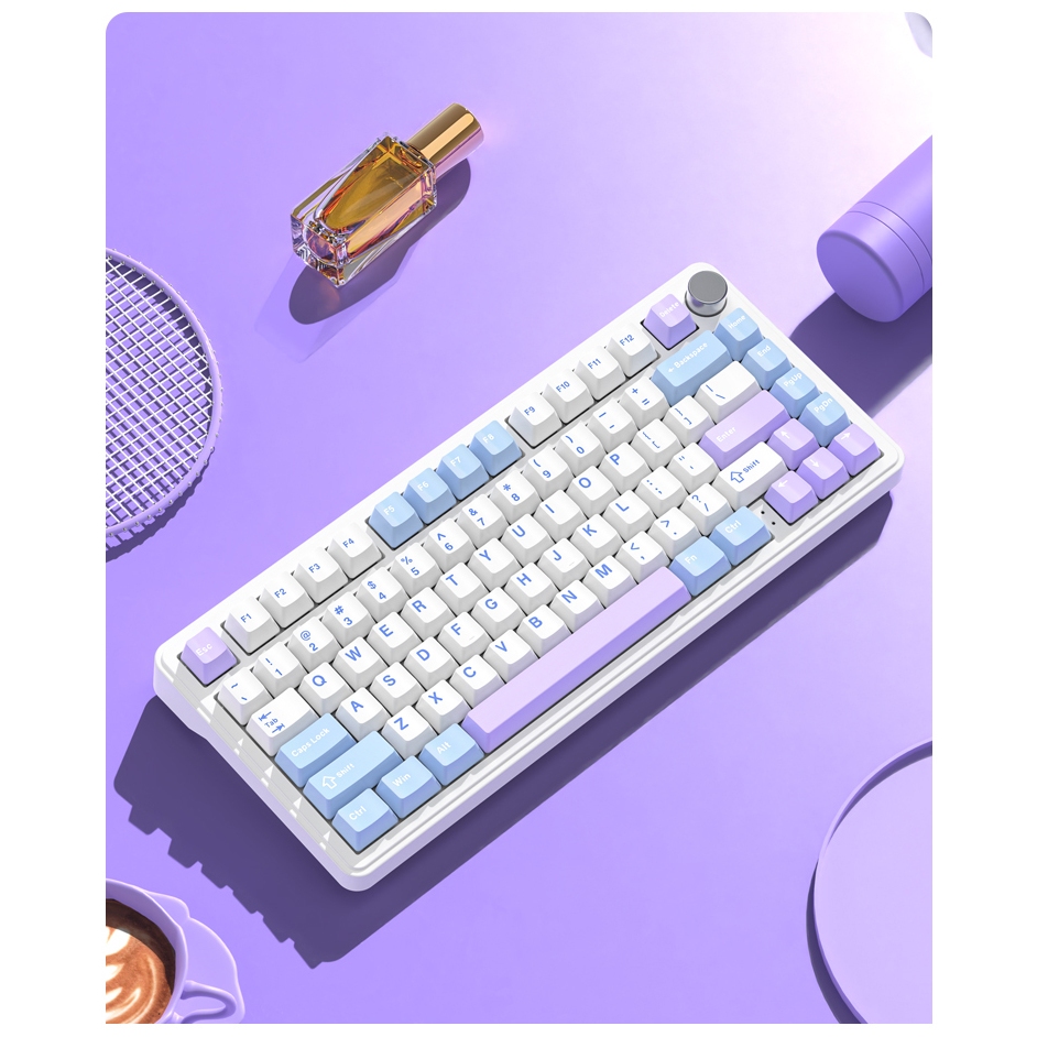 ATTACK SHARK X85 Bluetooth mechanical keyboard, 2.4G tri-mode, RGB ...