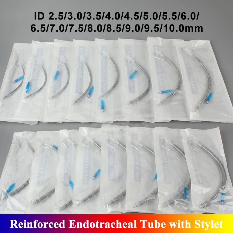 Reinforced Endotracheal Tube With Stylet 2.5-10mm Tracheal Intubation ...