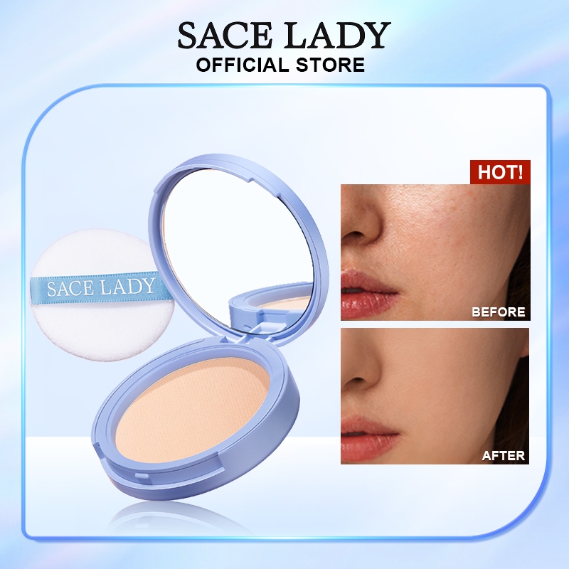 SACE LADY Powder Long Lasting Matte Face Powder Oil-Control Poreless ...