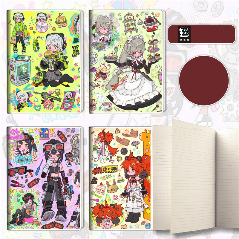 Game Zenless Zone Zero notebook zzz stationery learning supplies ...