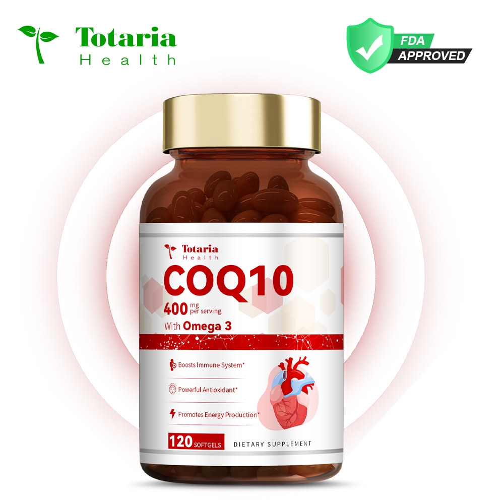 Totaria Coq10 Supplement Contain Coenzyme Q10 And Omega 3 Vascular And ...