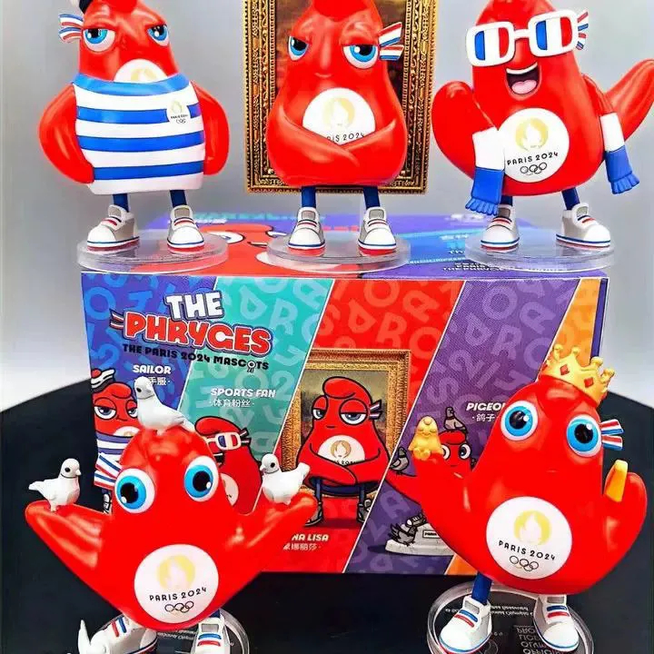 2024 Paris Olympics The Phryges Blind box Mascot Merchandise Limited ...