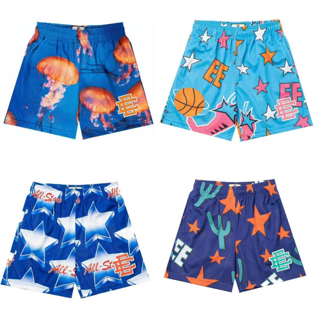 24SS New Eric Emanuel EE&nba All Star Co branded Shorts Plus Size US ...
