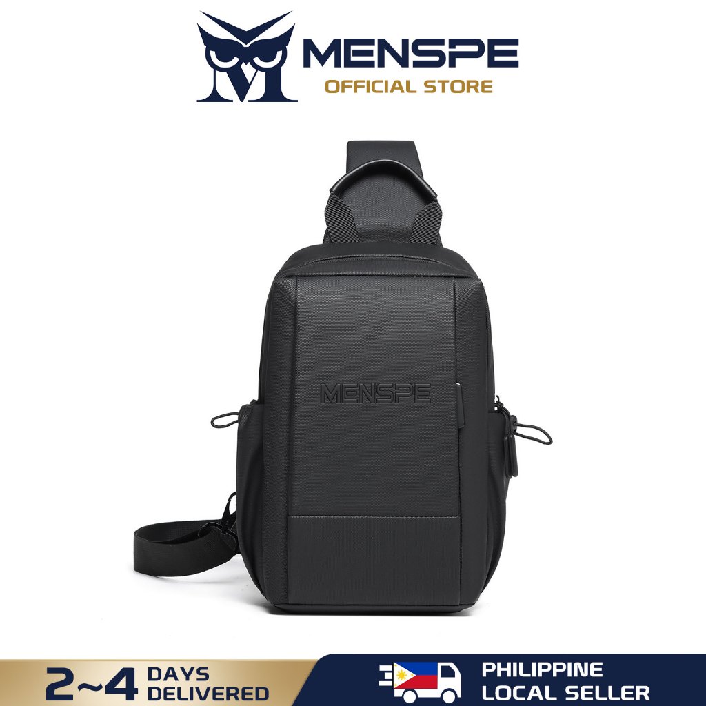 MENSPE Men's Chest Bag Cross Body Bag Travel Shoulder Bag Casual Men ...