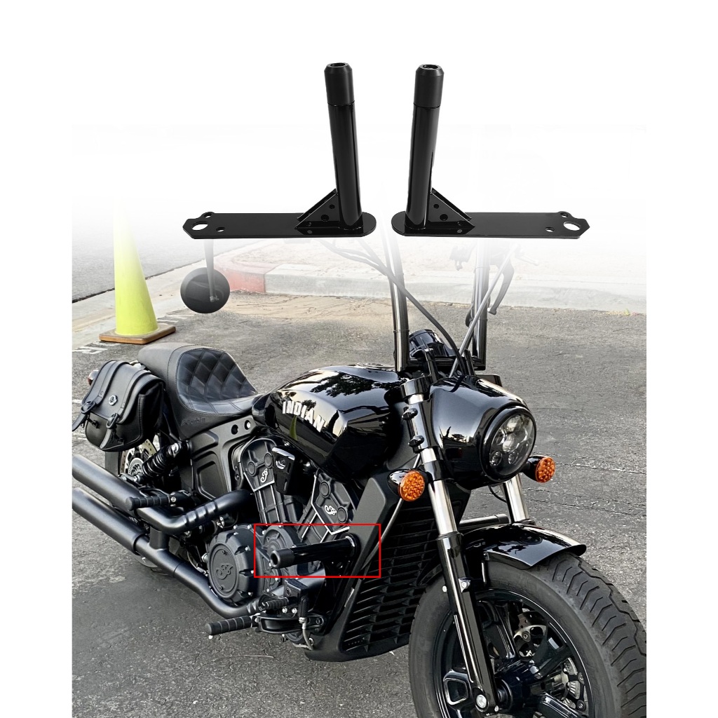 Scout Bobber Highway Footpegs Engine Guard Crash Bar Support Portection ...