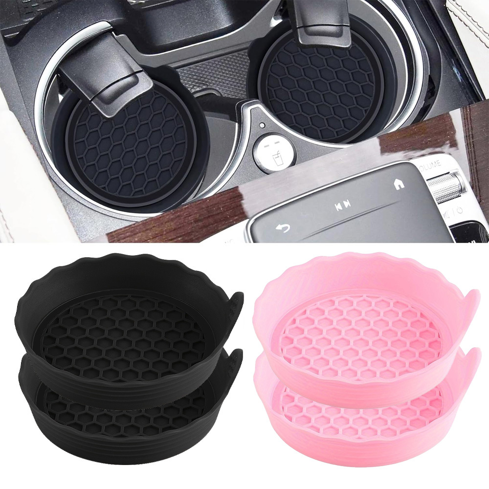 Car Cup Coaster Universal Automotive Waterproof Non-Slip Car Cup Holder ...