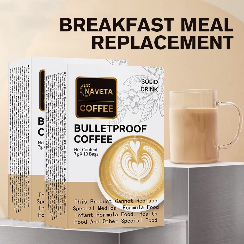 NAVETA slimming coffee Bulletproof Coffee Full meal replacement 7g*10 ...
