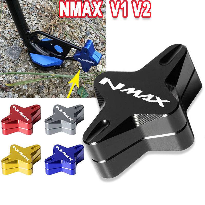 CNC Kickstand Extension Foot Side Stand Cover For YAMAHA NMAX 155 NMAX ...