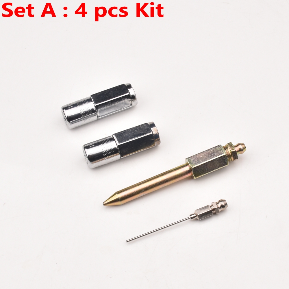 Needle Nose Grease Gun Head Heavy-Duty Grease Gun Coupler Kit Hige ...