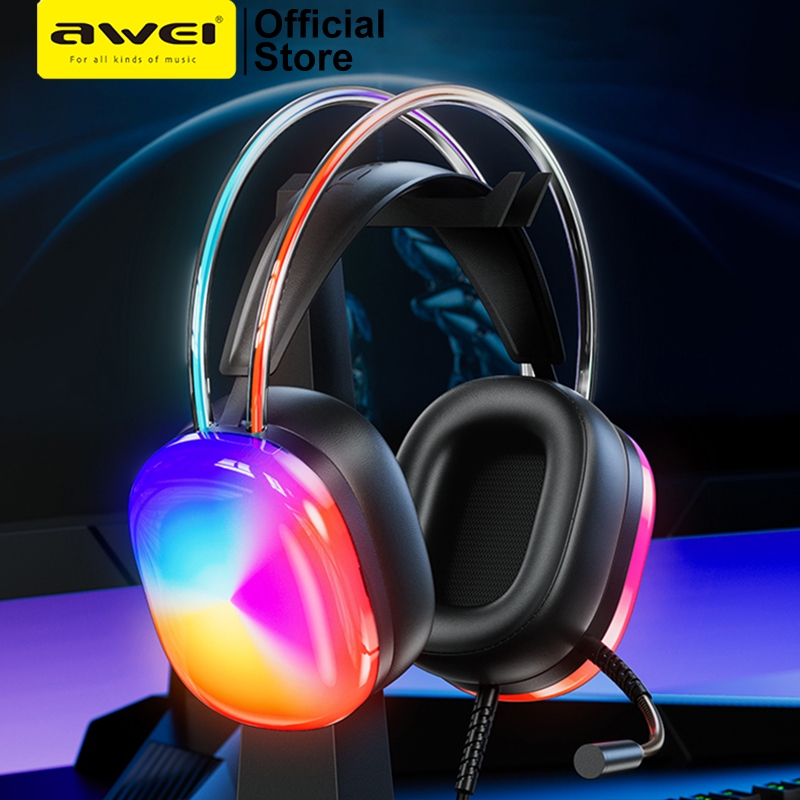 Awei GM-11 Wired Gaming Headphone With Microphone 7.1 Surround Sound ...
