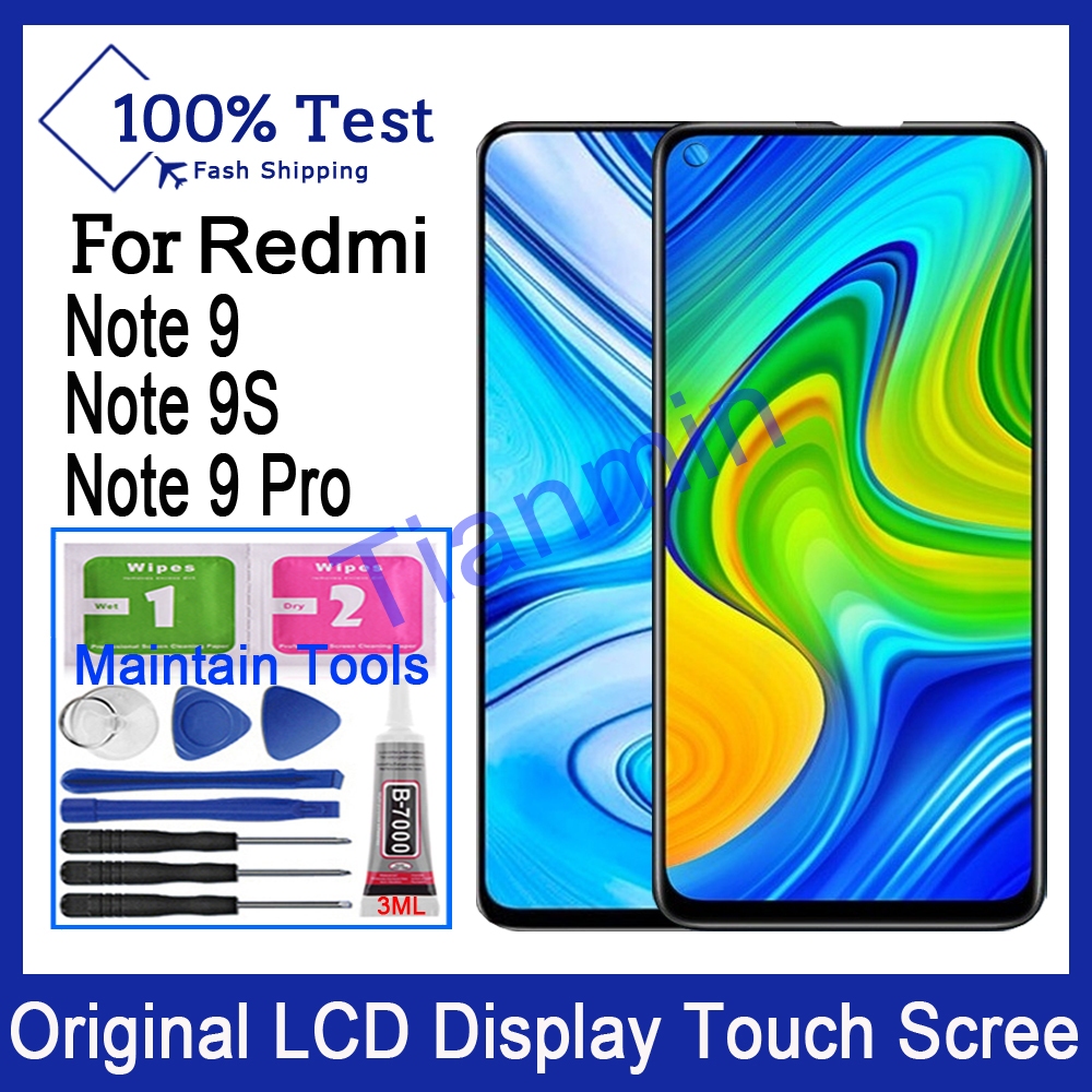 Redmi Note 9 9s 9 Pro LCD Original Touch Screen Assembly Replacement ...