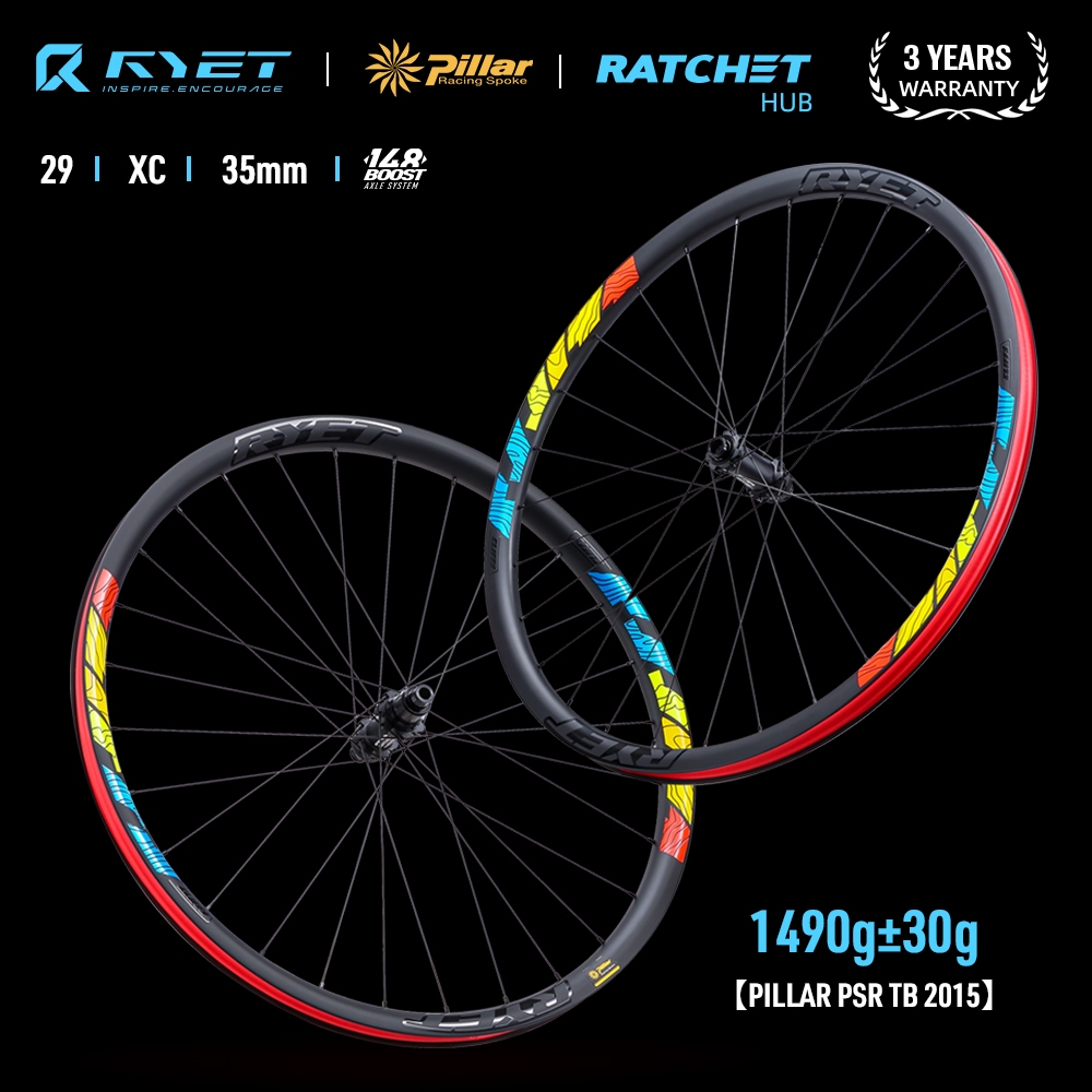 Ready Stock! RYET 29er MTB Carbon Wheels XD HG MS 12S Mountain Bike ...