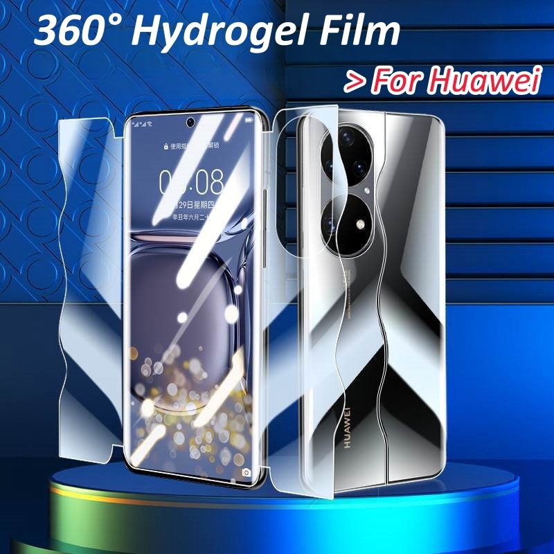 360° Full Coverage Soft Hydrogel Film For Huawei P60 P30 Pro Nova 9 Honor 90 200 Pro Honor X9a ...