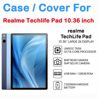 For Realme Techlife Pad Tablet 10.36 inch high-quality Cover Techlife ...