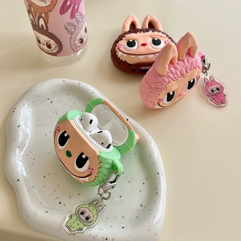 Cute Three-dimensional Silicone Labubu Pendant Airpods3 Earphone ...