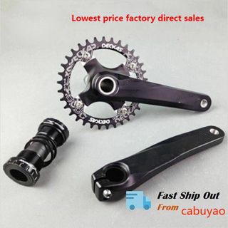 Crankset 104 BCD Bottom Bracket with Axis Spindle MTB Hollowtech ...