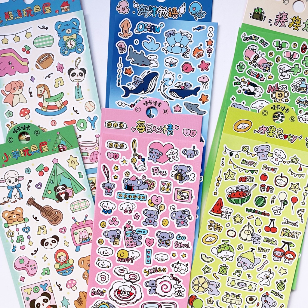 Original Handbook Goo Card Sticker diy Handmade Decorative Material ins ...