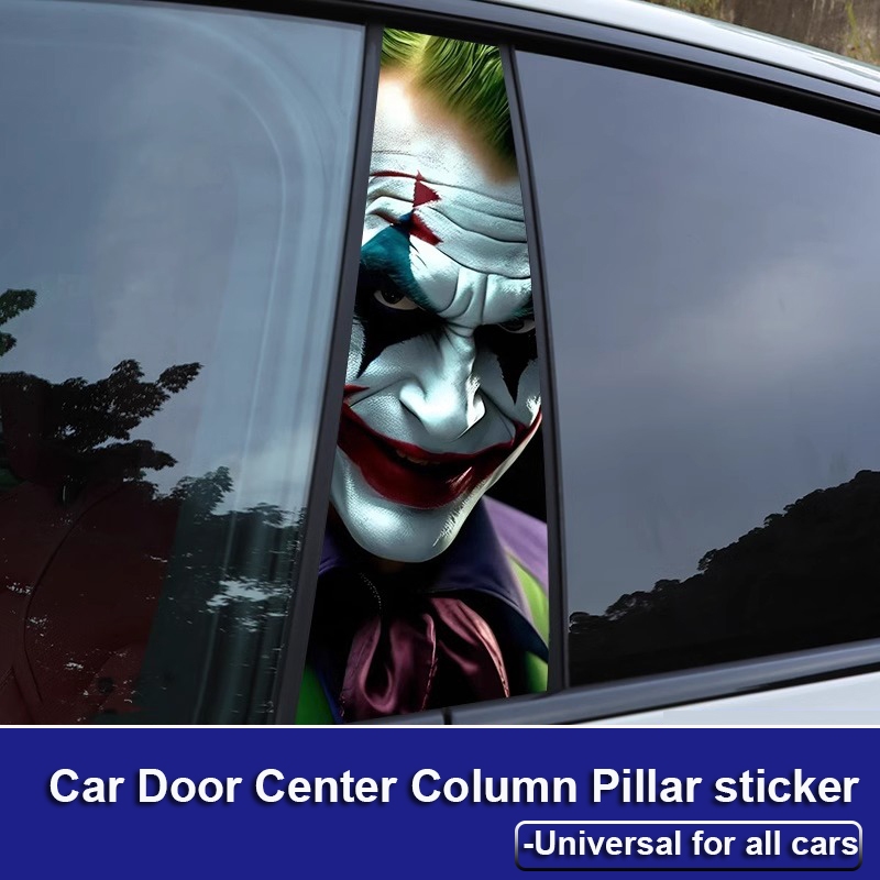 Car Styling Sticker Car Door Center Column Pillar sticker Car Window ...