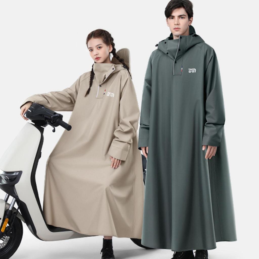 Raincoat poncho rain coat thickened and lengthened piece motorcycle ...