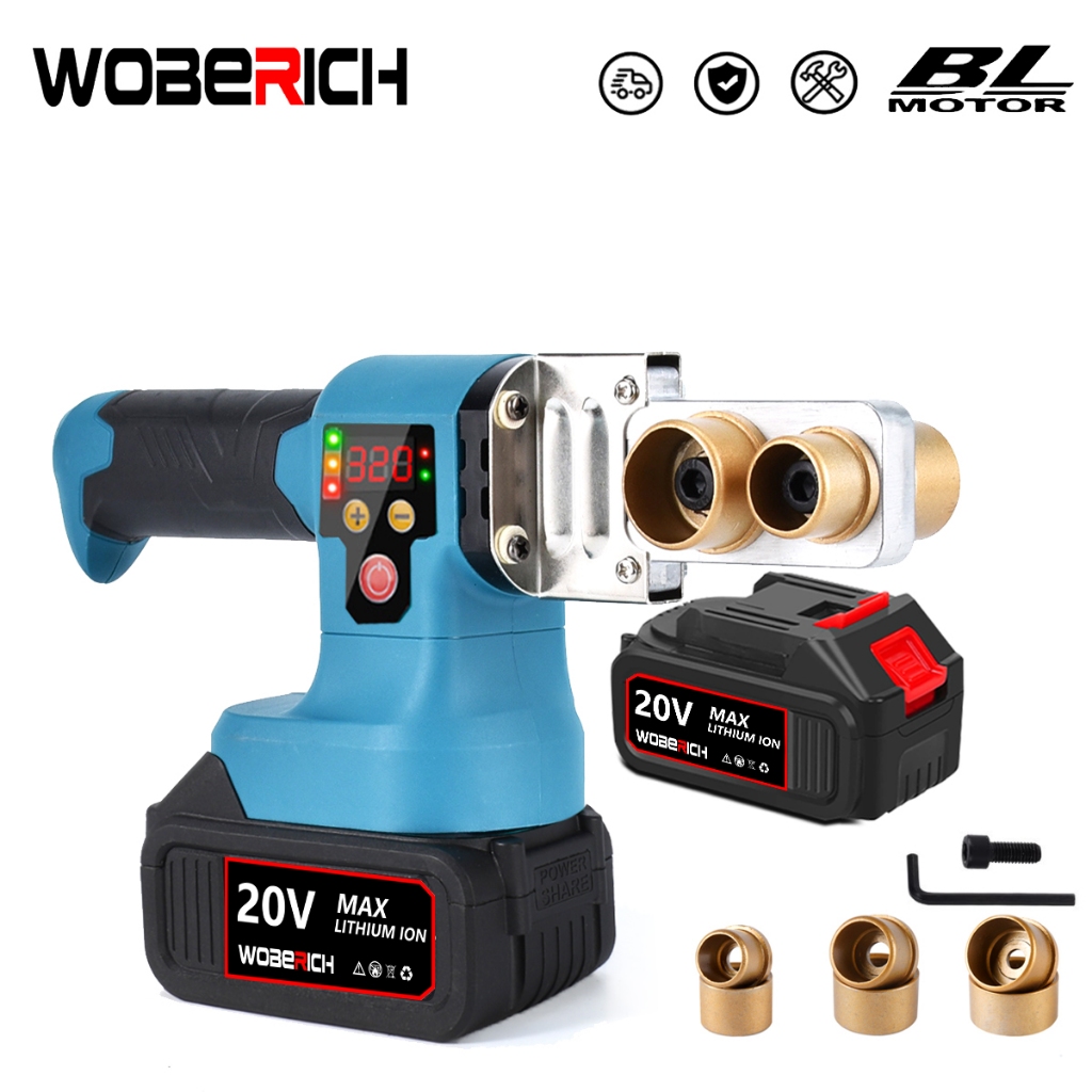 Cordless Hot Melt Machine Electric PPR Water Pipe Melter Plastic Welding Machine Max 320 For ...