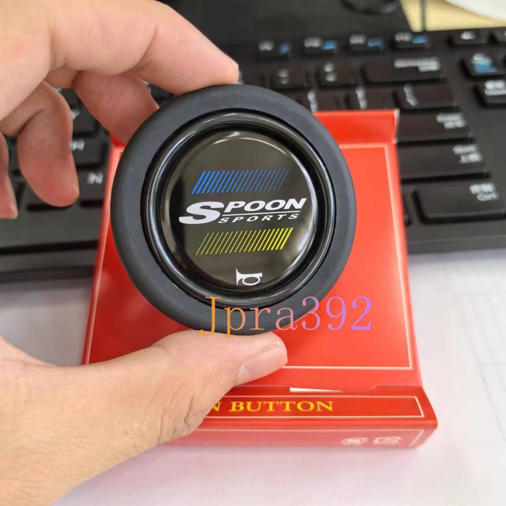 Spoon steering wheel horn button racing horn switch push cover | Shopee ...