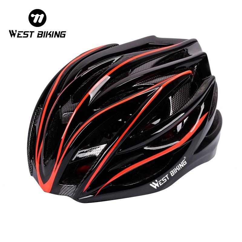 WEST BIKING Bike Helmet Integrated Forming Sports Adjustable Cycling ...