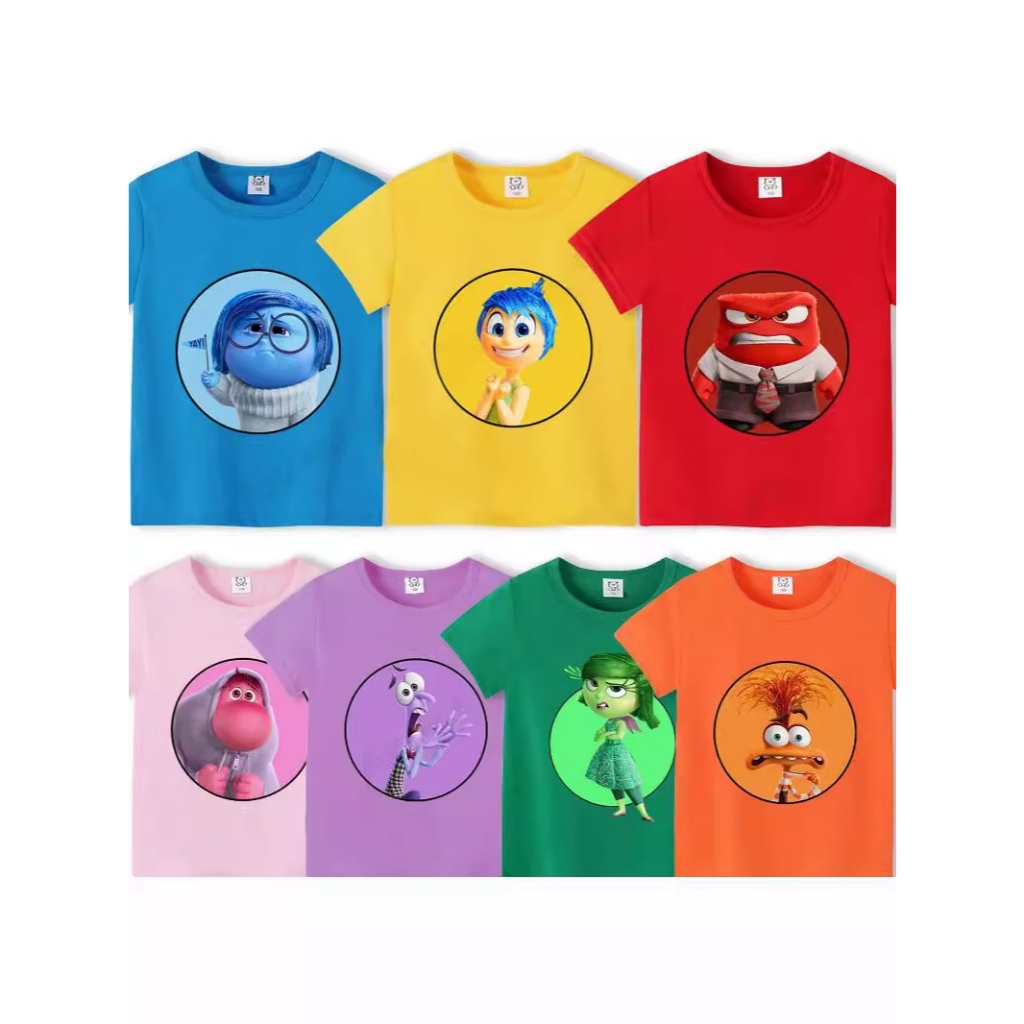 Anger Inside Out Shirt for Kids, Sadness Inside Out 2 Tshirt for Boy ...