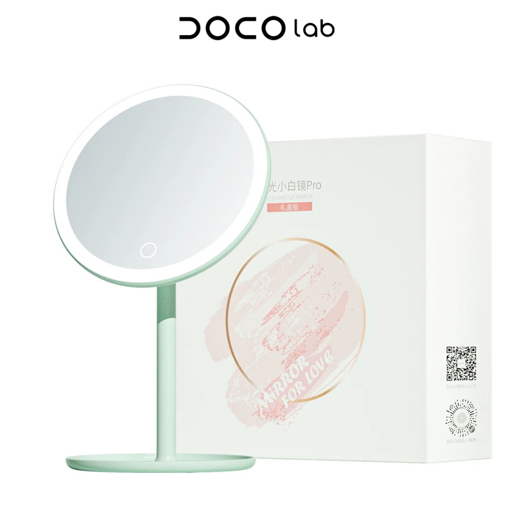 Xiaomi Youpin DOCO LED Light Makeup Mirror Stepless Dimmer Ultra Clear ...