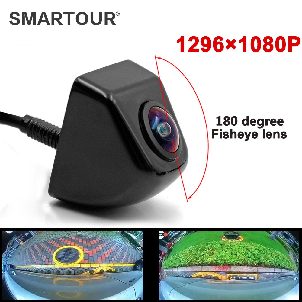 CCD HD 180 Degree Fisheye Lens Car Camera Rear / Front View Wide Angle ...