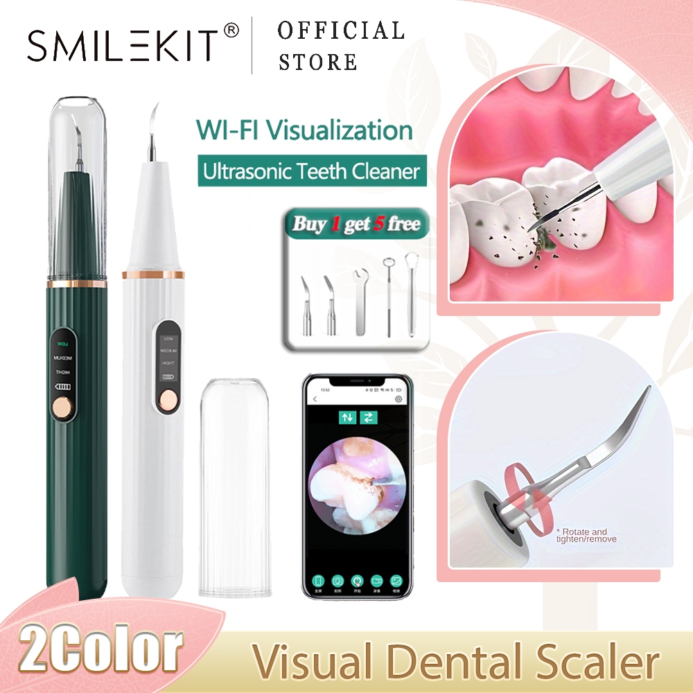 Electric ultrasonic scaler 40khz visual ultrasonic scaler/two colors ...