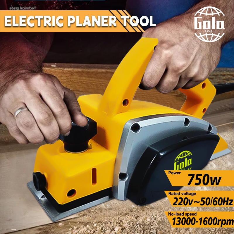 GOLA 750W Power Planer Tool N1900B Electric Wood Planer Power Tool with ...