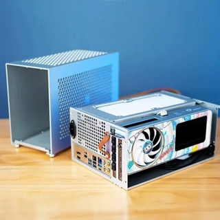 ZZAW B5 All Aluminum Mini ITX Case SFX Power 3090 Graphics Card 240 ...