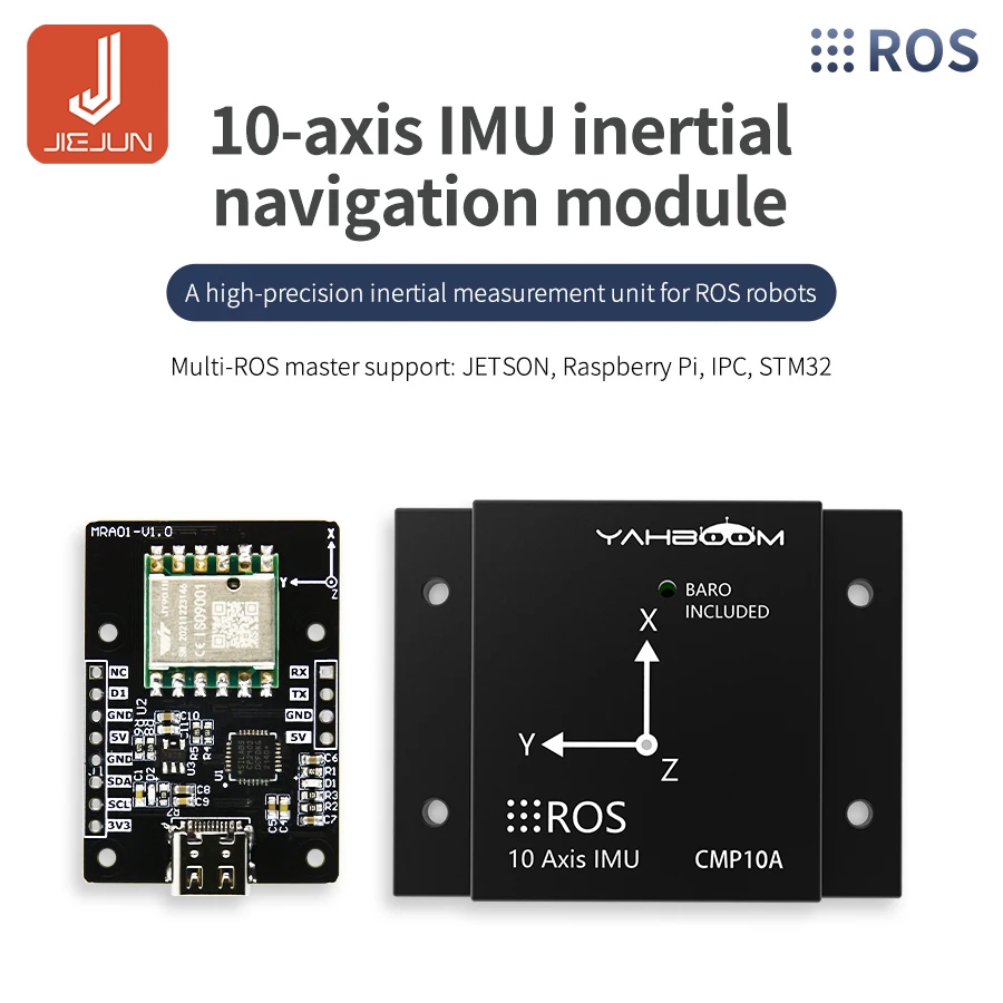 10 Axis ARHS Attitude Sensor Module With Support IIC UART USB Interface ...