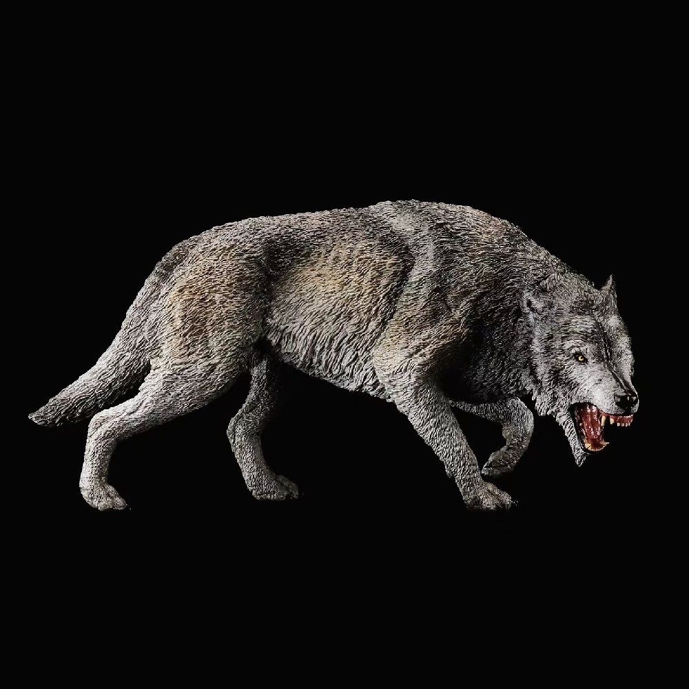 Rebor Aenocyon Dirus (Dire Wolf) LOW ROAR Deluxe Pack Wolf Toy Model ...