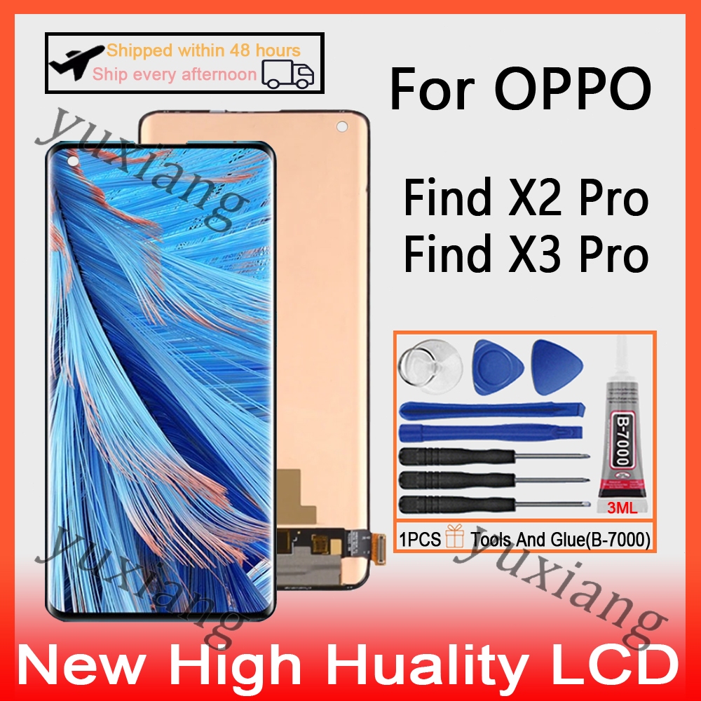 Original AMOLED OPPO Find X2 Pro 5G X3 Pro 5G LCD Display Touch Screen Replacement | Shopee ...