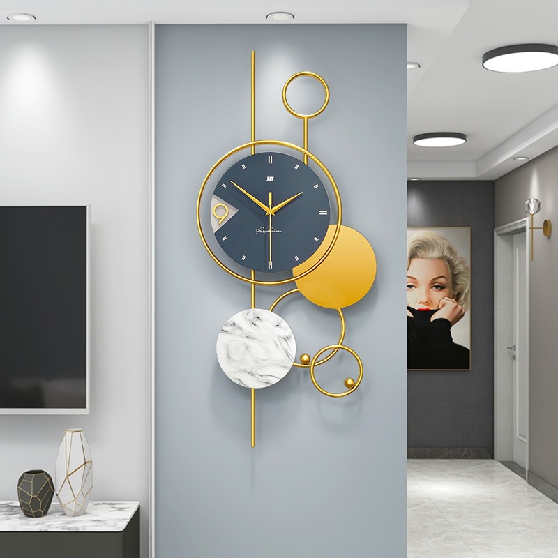 Wall Clock Living Room High-End Modern Minimalist Home Decoration Clock ...
