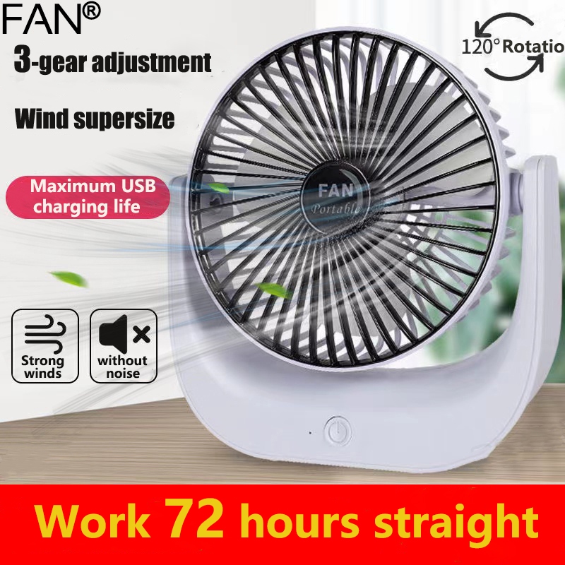 Portable fan charger wireless fan 3-stage wind speed up and down ...