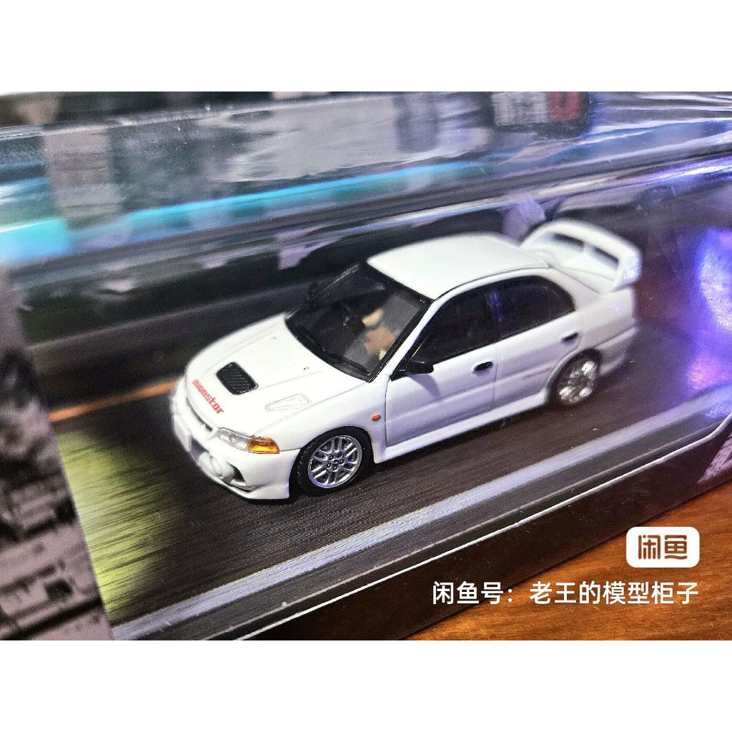1/64 hobbyjapan Mitsubishi EVO 4th Generation Initial D Version ...