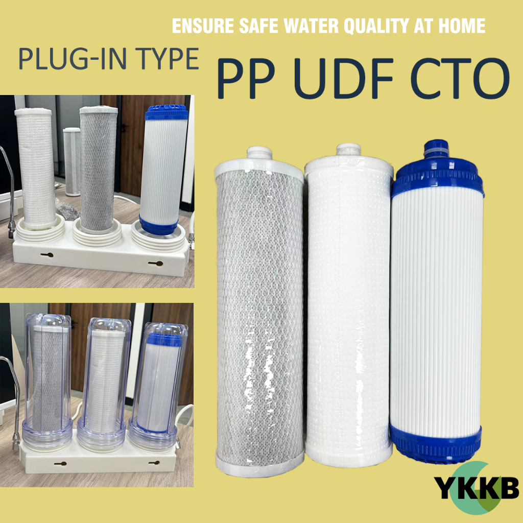 PP UDF CTO Socket plug-in Carbon Block Filter Cartridge Of Water ...