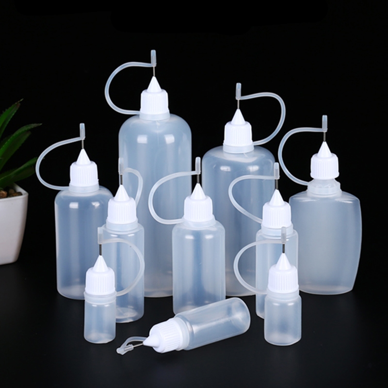 Needle tube dispenser bottle Oil bottle Nozzle bottle 10ml empty ...