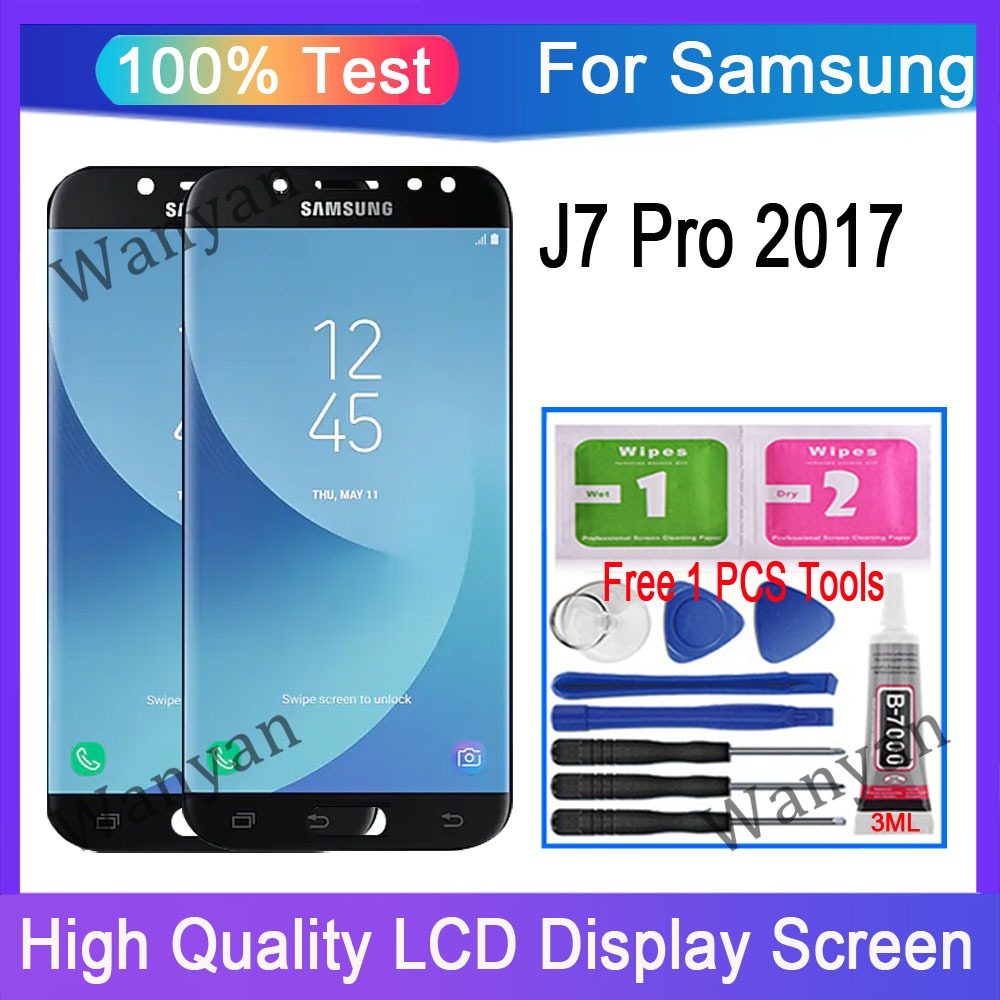 OEM For AMOLED Samsung Galaxy J7 Pro 2017 SM-J730G SM-J730GM LCD Touch ...