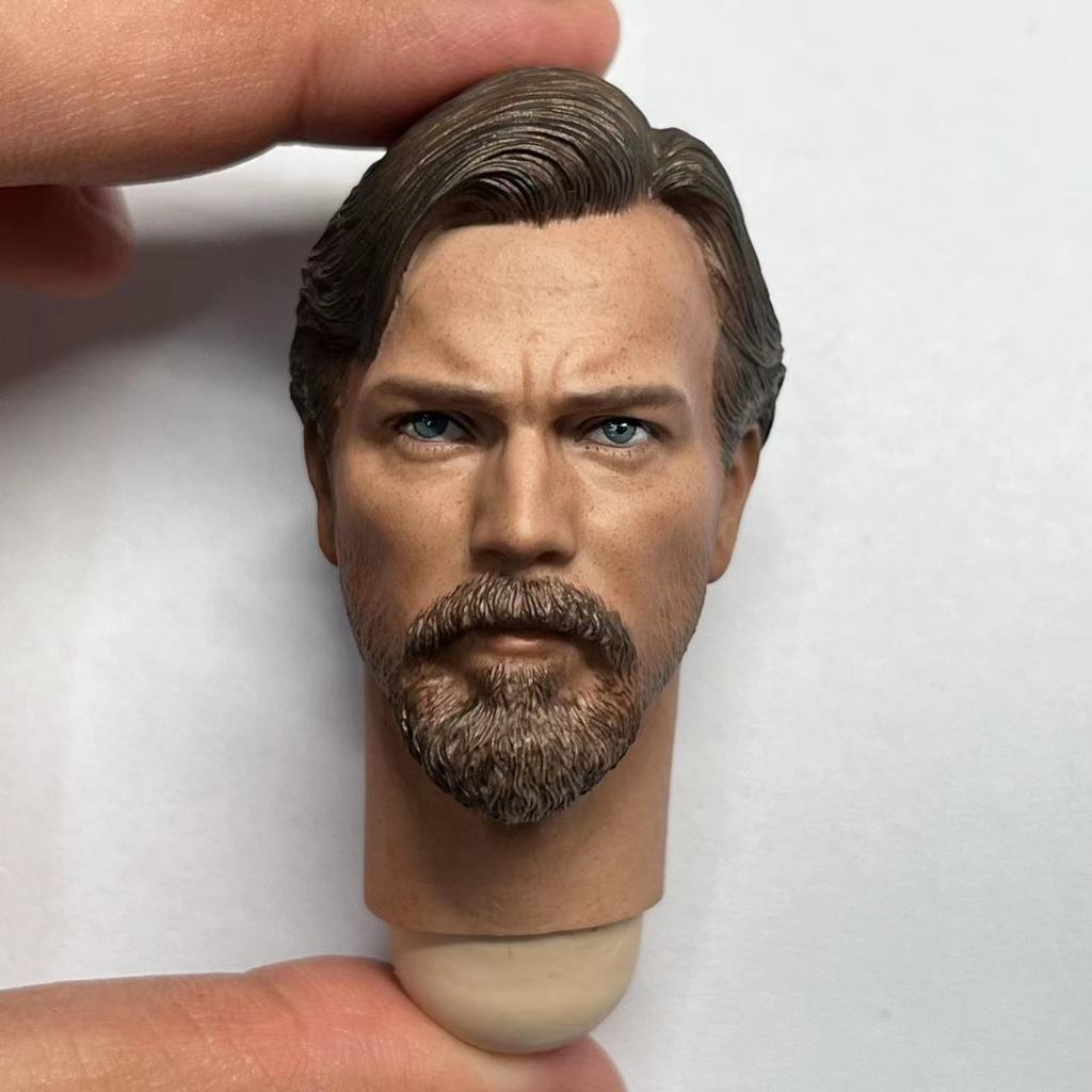 1/6 Scale Obi-Wan Kenobi Ewan McGregor Head Sculpt Model Fit For 12 ...