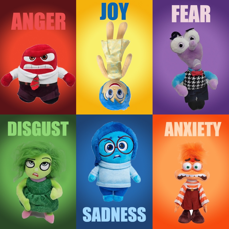 Inside Out 2 Toys for Boys Girls, Inside Out Plushie Series,Sadness ...